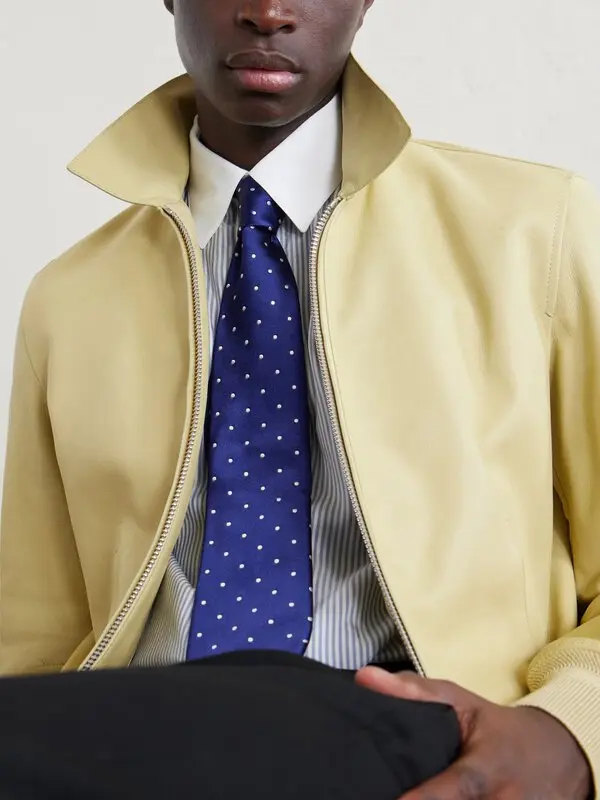 TOM FORD Polka Dot Silk Jacquard Neck Tie