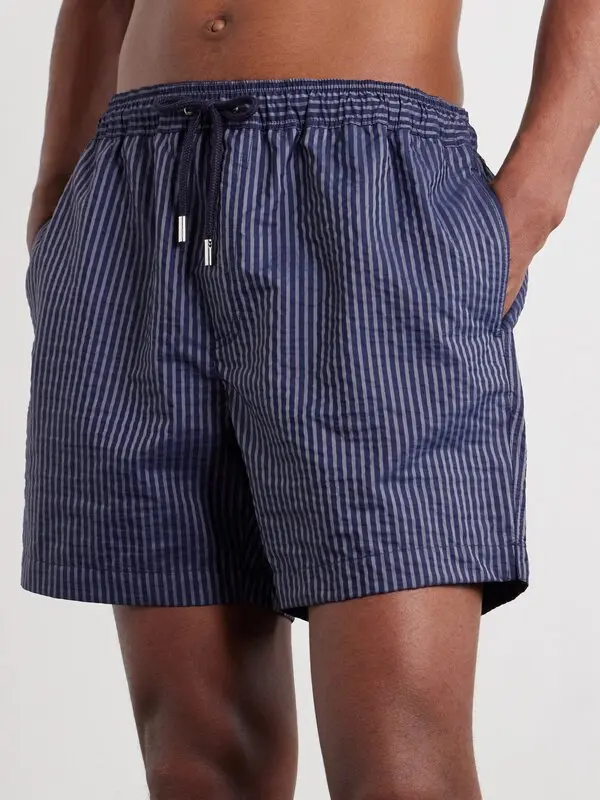 Mr P. Striped Swim Shorts