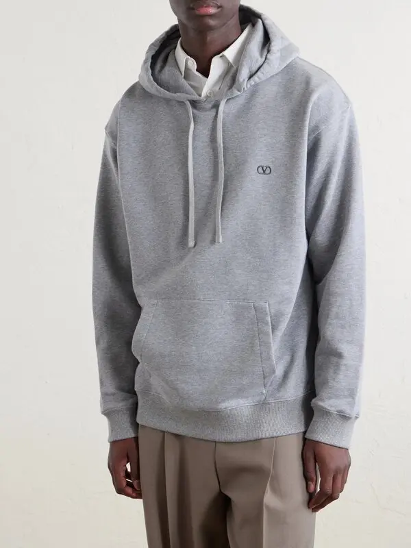 Valentino Garavani Vlogo Signature Cotton Hoodie
