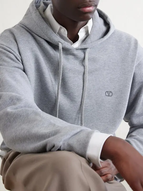 Valentino Garavani Vlogo Signature Cotton Hoodie