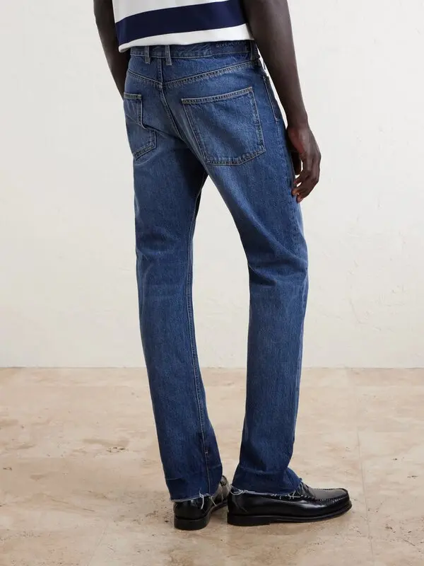 Givenchy Straight-leg Fringed Jeans