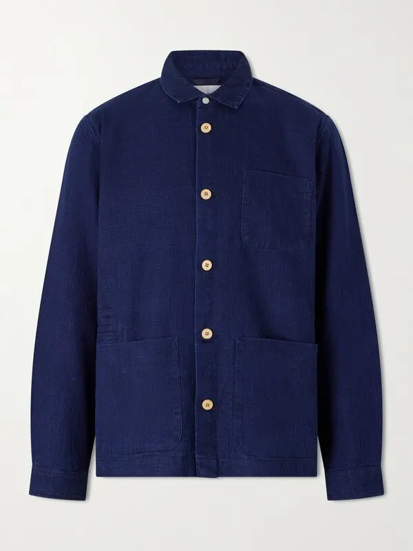 Folk Checked Cotton Jacket