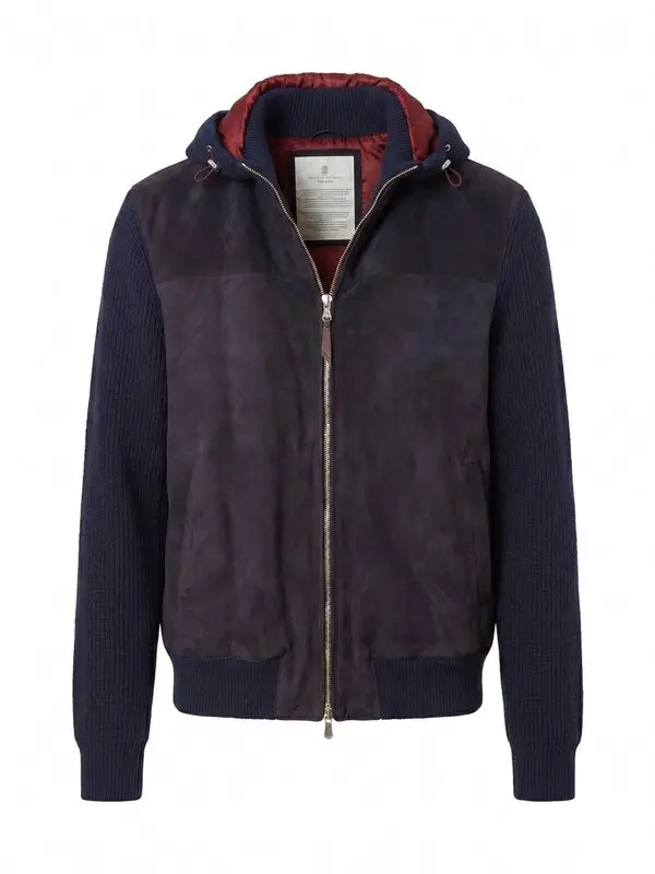 Brunello Cucinelli Sheepskin Bomber Jacket - Multicolor