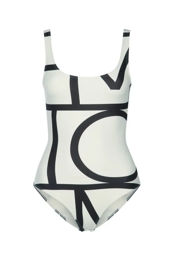 TOTEME Monogram One Piece Swimsuit - Multicolor