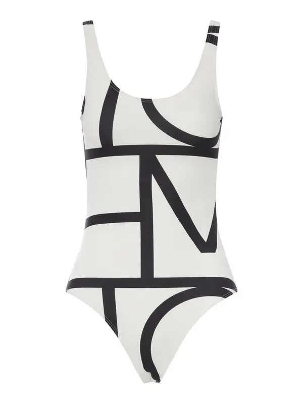TOTEME Monogram One Piece Swimsuit - Multicolor