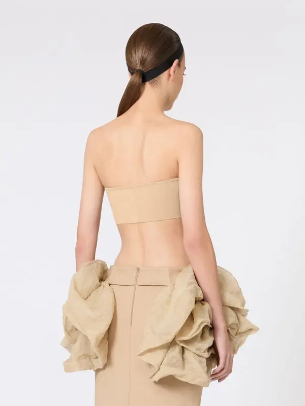 Max Mara Bandeau Bra In Stretch Viscose