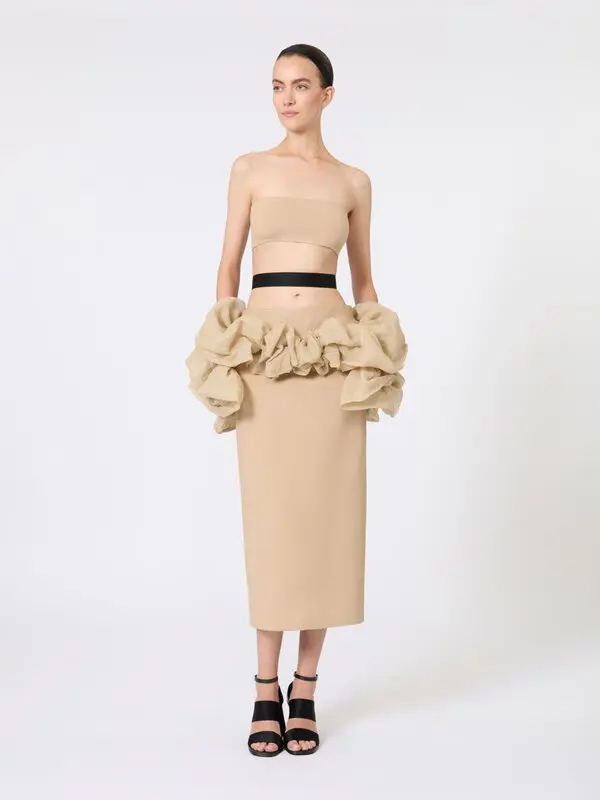 Max Mara Bandeau Bra In Stretch Viscose