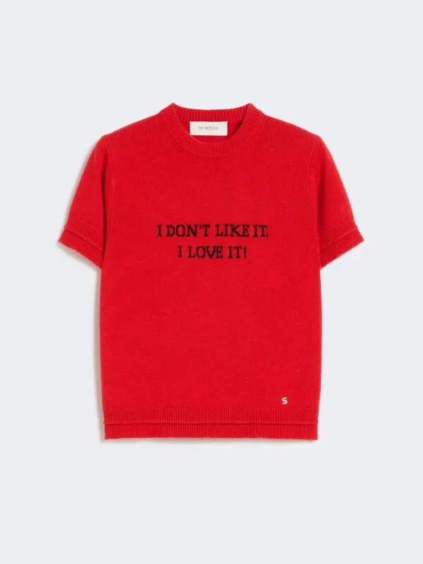 Max Mara Wool & Cashmere Knit T-shirt