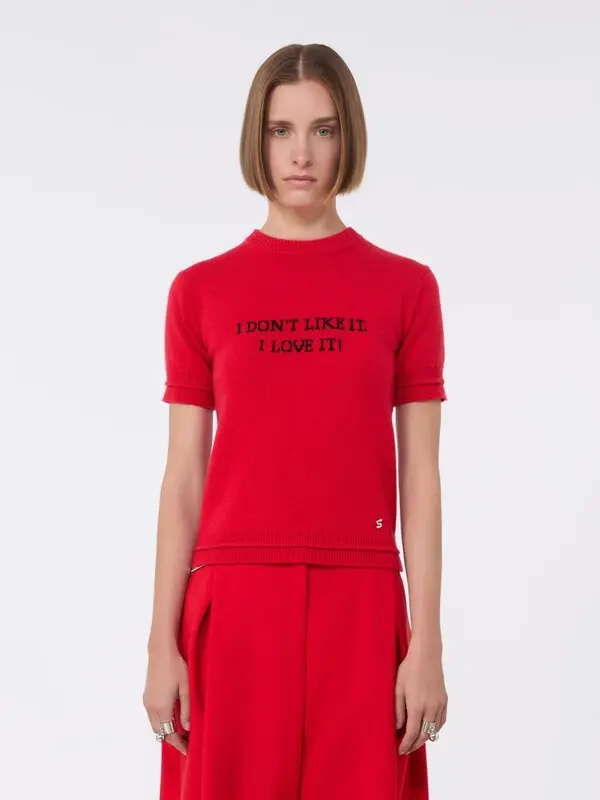 Max Mara Wool & Cashmere Knit T-shirt