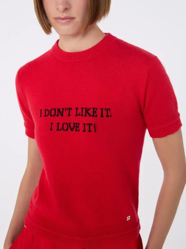 Max Mara Wool & Cashmere Knit T-shirt