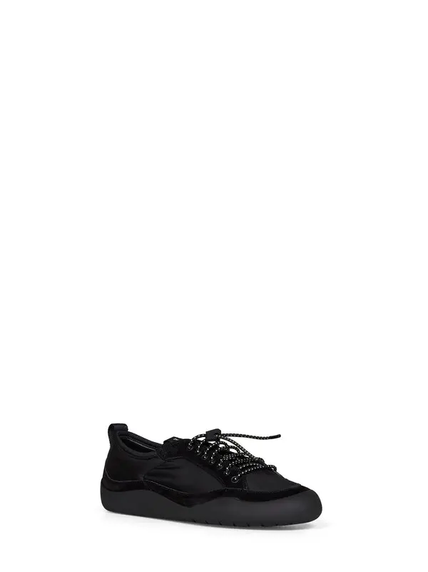 Prada Re-nylon And Suede Speedrock Sneakers