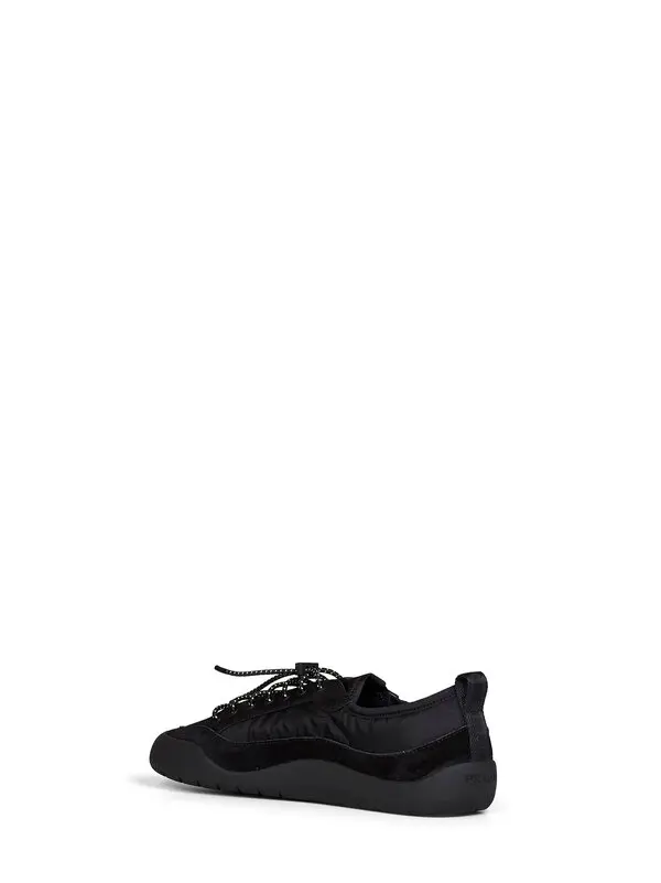 Prada Re-nylon And Suede Speedrock Sneakers