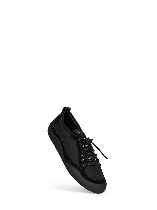 Prada Re-nylon And Suede Speedrock Sneakers