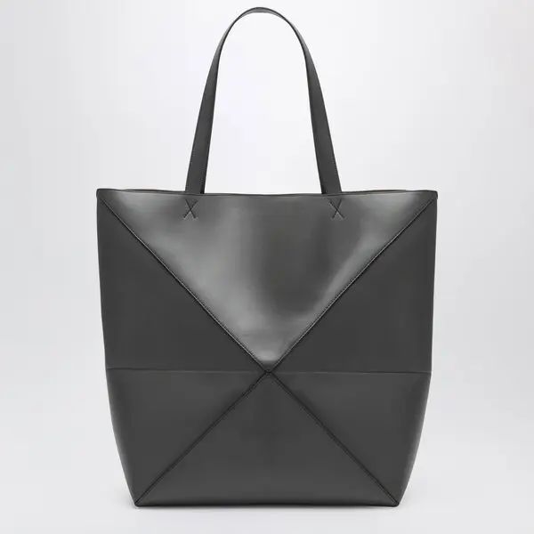 Loewe Dark Grey Puzzle Fold Tote Xl Bag - Gray