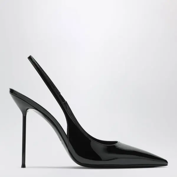 Paris Texas Patent Leather Slingback Pumps - Black