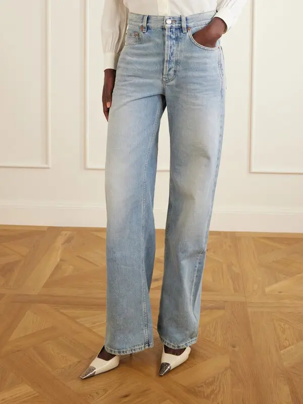 Saint Laurent Neo 90s High-rise Straight-leg Jeans