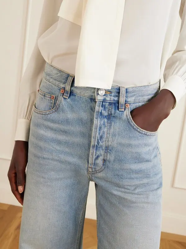 Saint Laurent Neo 90s High-rise Straight-leg Jeans