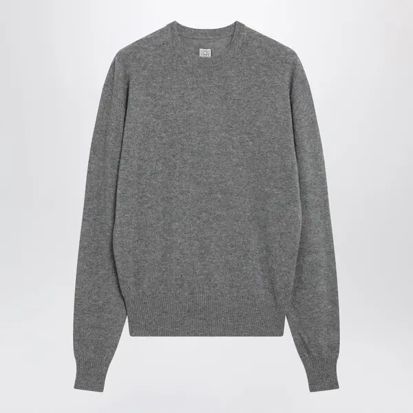 TOTEME Classic Cashmere Crew-neck Sweater - Gray