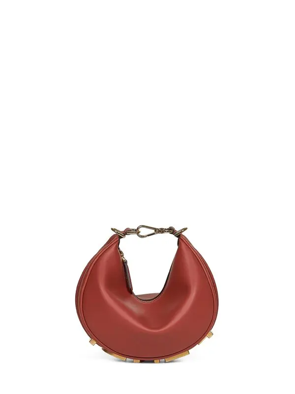 Fendi Brown Leather Hobo Bag - Multicolor