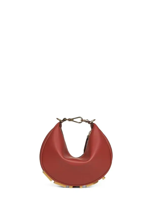 Fendi Brown Leather Hobo Bag - Multicolor