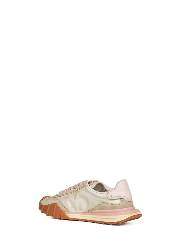 Dolce & Gabbana Mesh And Suede Dg Athletic Sneakers - Multicolor