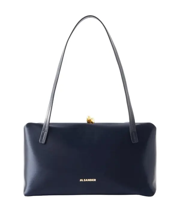 JIL SANDER Goji Pillow Satin Shoulder Bag - Blue