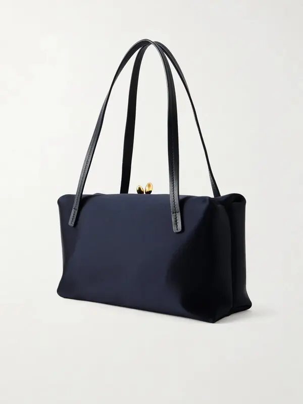 JIL SANDER Goji Pillow Satin Shoulder Bag - Blue