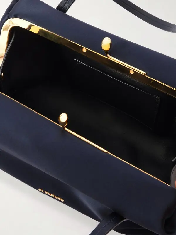JIL SANDER Goji Pillow Satin Shoulder Bag - Blue