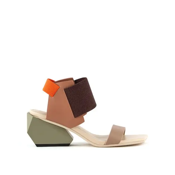 United Nude Neutrals / Green / Brown Ricky Sandal Mid Sierra - Green/brown