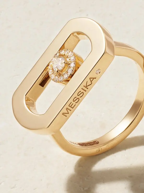 Messika 18-karat Yellow Diamond Ring - Gold