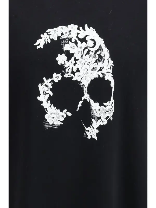 Alexander McQueen Iconic Skull Print Cotton T-shirt