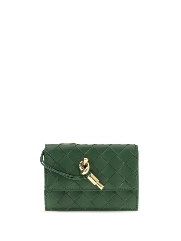 Bottega Veneta Knot Card Holder - Green