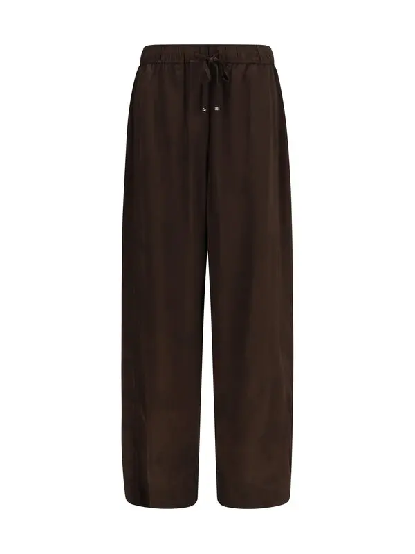 GANNI Satin Drawstring Pants