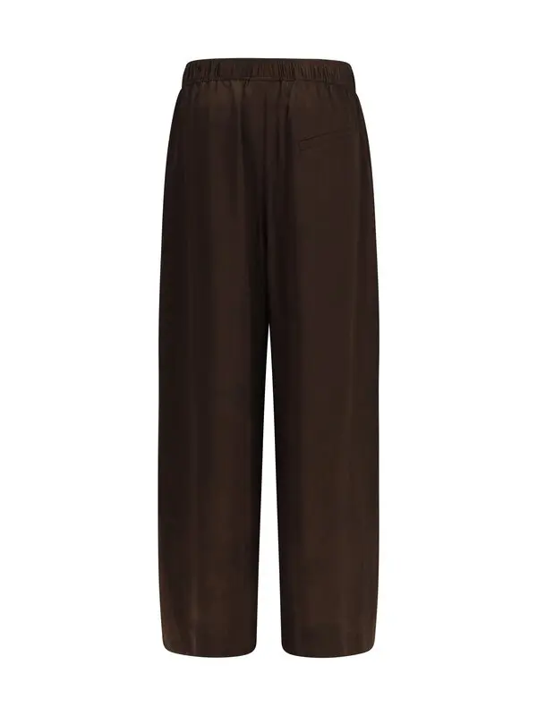GANNI Satin Drawstring Pants