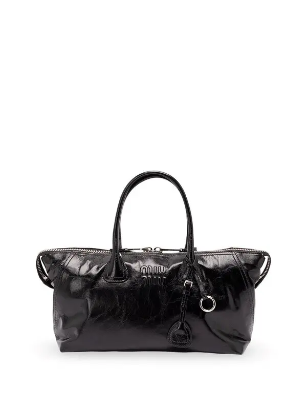 Miu Miu Shiny Leather Top Handle Bag