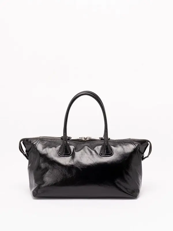 Miu Miu Shiny Leather Top Handle Bag
