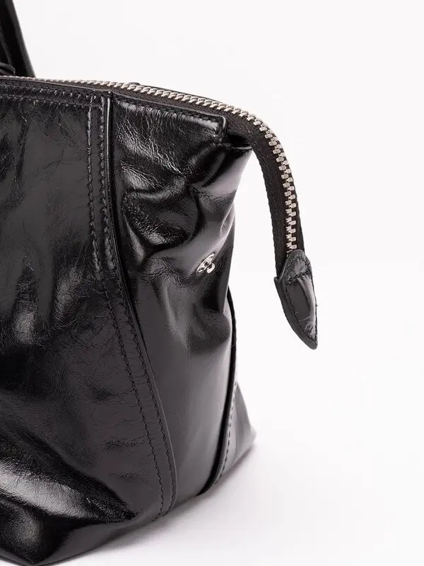 Miu Miu Shiny Leather Top Handle Bag