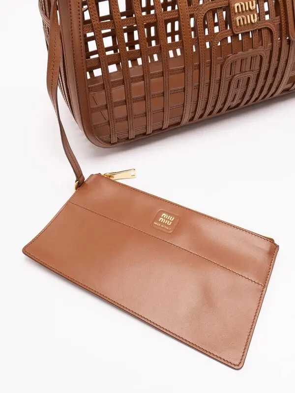 Miu Miu Leather Basket