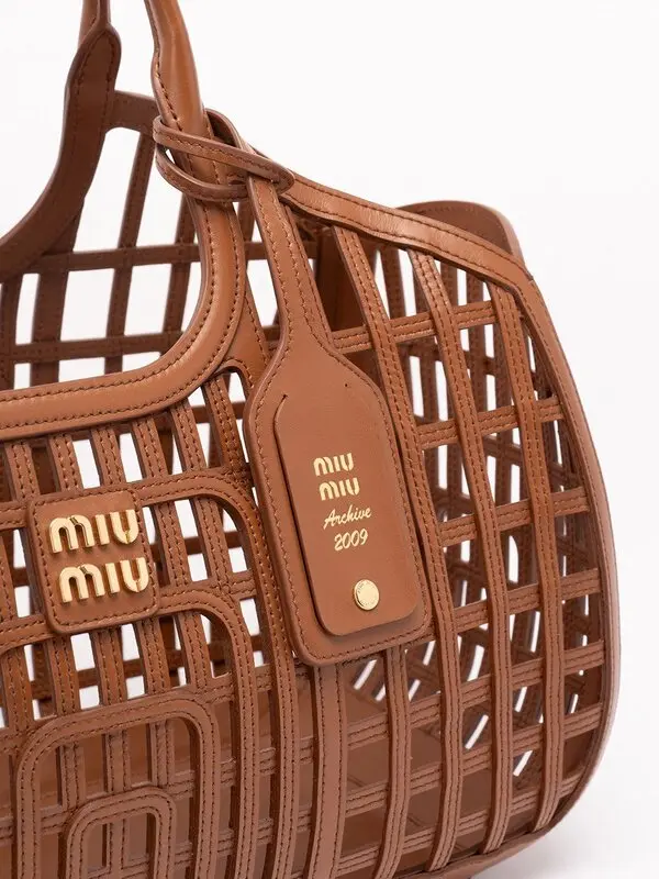 Miu Miu Leather Basket