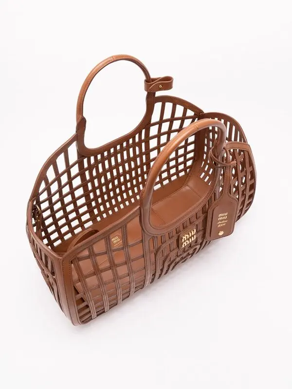 Miu Miu Leather Basket