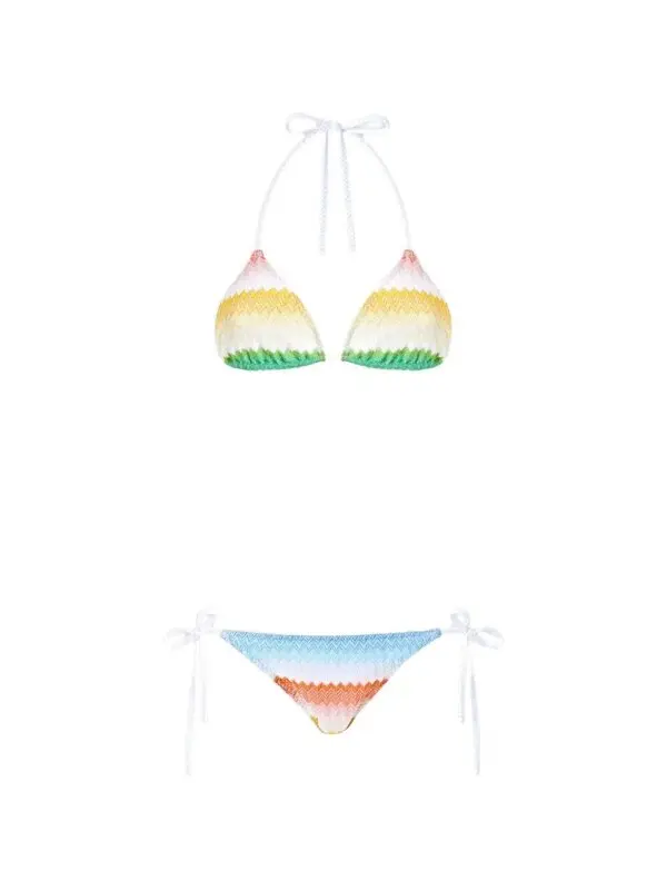 Missoni Two-piece Zigzag Knit Bikini - Multicolor