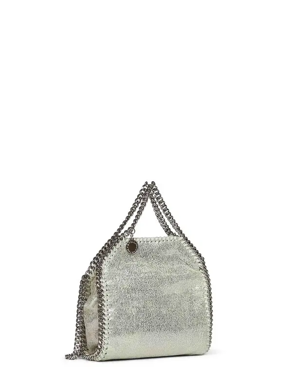 Stella McCartney Falabella Tiny Tote Bag In Light Lime - Multicolor