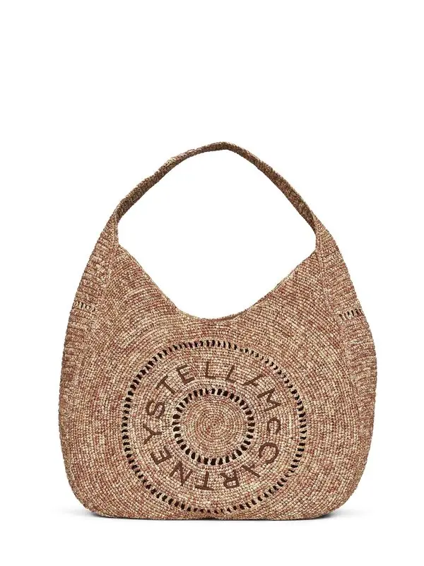Stella McCartney Large Crochet Hobo Bag - Multicolor