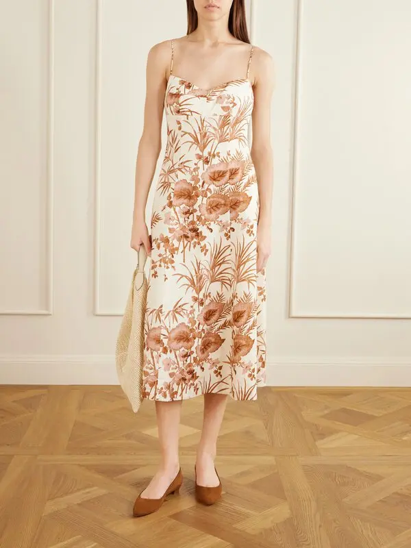 Manolo Blahnik Suede Ballet Flats - Brown