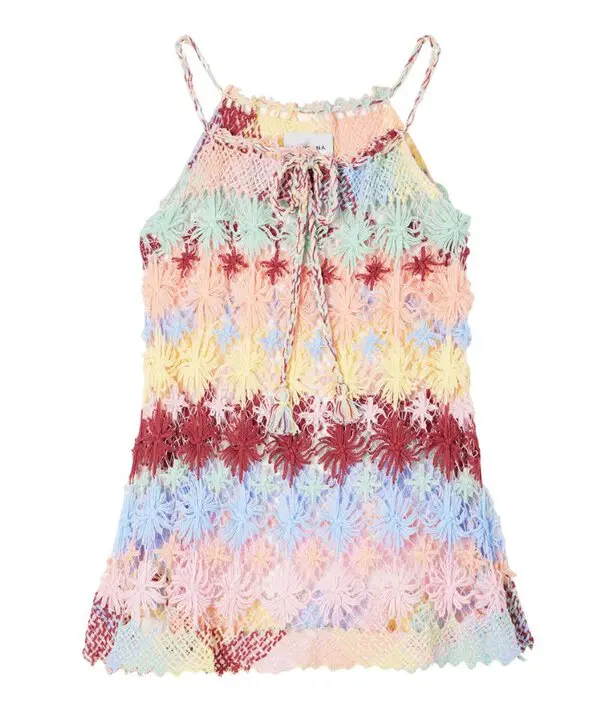 Miguelina Eloisa Cotton Lace Coverup - Multi