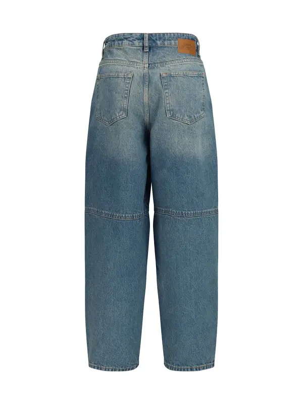 GANNI Stary Rigid Denim Jeans - Blue