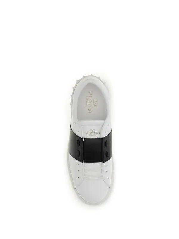 Valentino Garavani Open Sneakers In Vitello Tecnic Calfskin