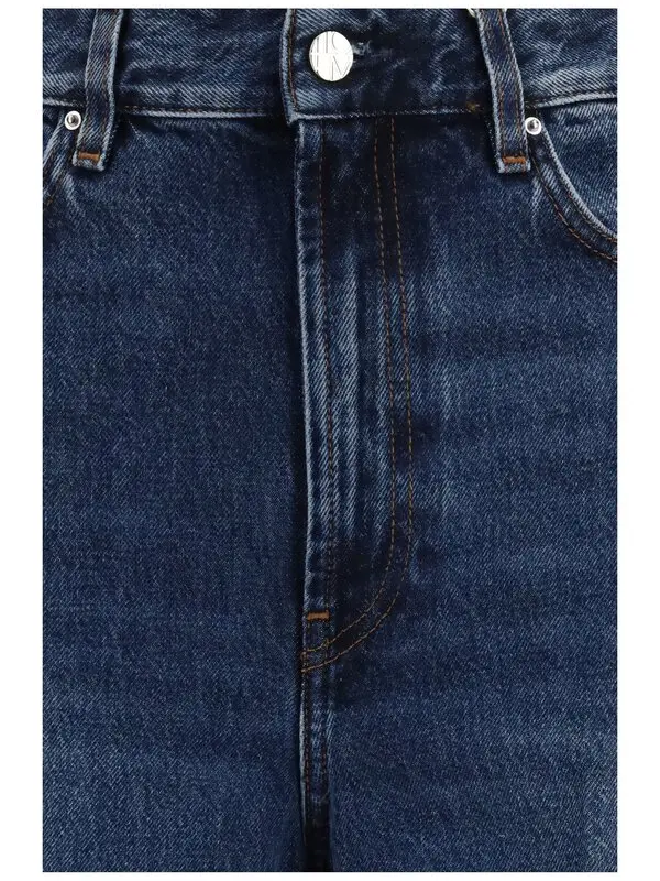 TOTEME High-waisted Wide-leg Denim Jeans - Blue