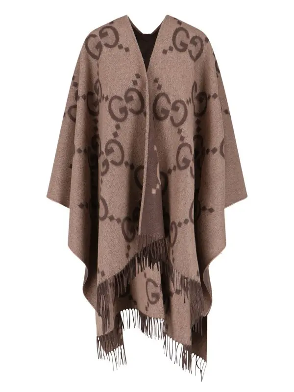 Gucci Jumbo Gg Reversible Cape