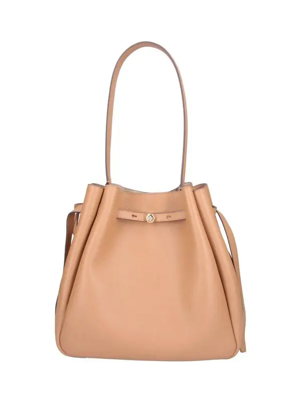 Tory Burch Romy Bucket Bag - Beige